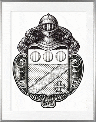 GALERIE DESSINS • Héraldiste // HERALDIKER Création Blasons et Armoiries